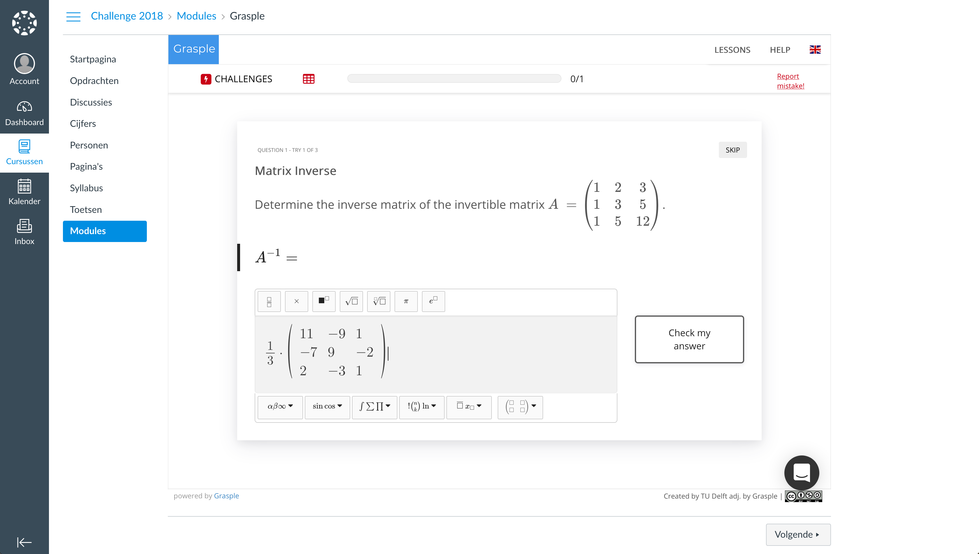 Grasple - Integration Canvas